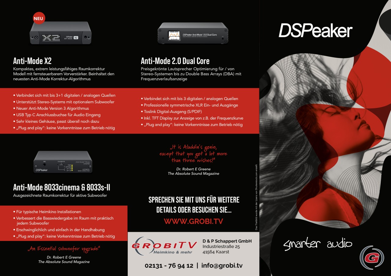 Die DSPeaker Anti-Mode Produkte im Überblick