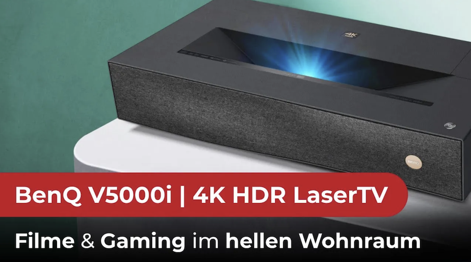 BenQ V 5000i LaserTV Projektor - Für "D & 3D Filme und Gaming die ...
